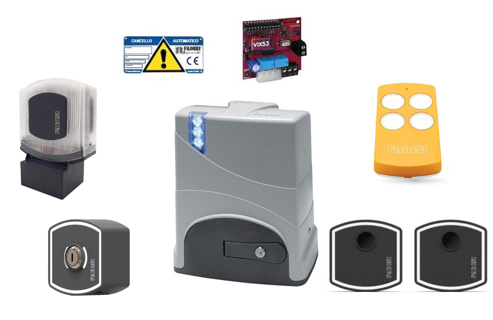 Kit apricancello scorrevole 24V FADINI JUNIOR 624 PROMO KIT - Cod ...